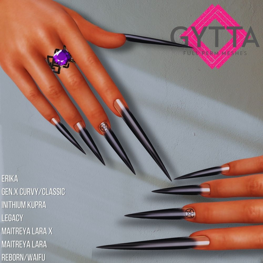 Second Life Marketplace - ::: [GYTTA] ::: FULL PERM 2025 # 159 - Nails