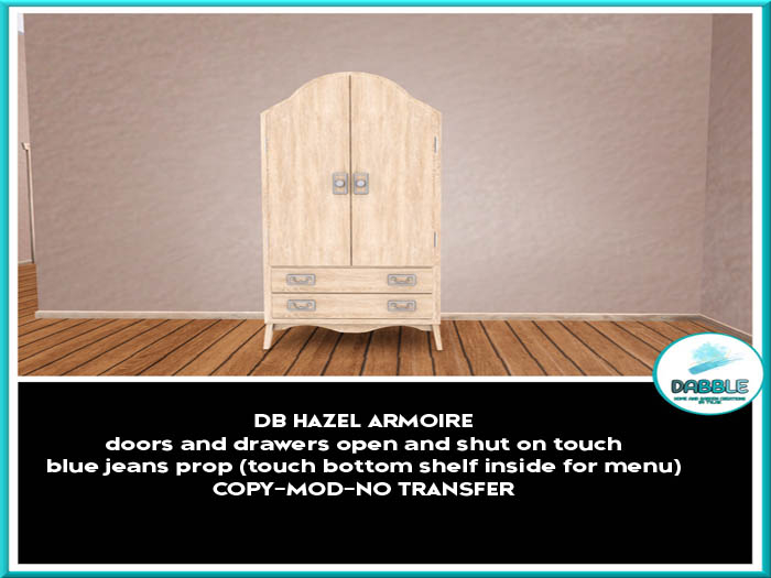 Second Life Marketplace - DB HAZEL ARMOIRE ADD ME