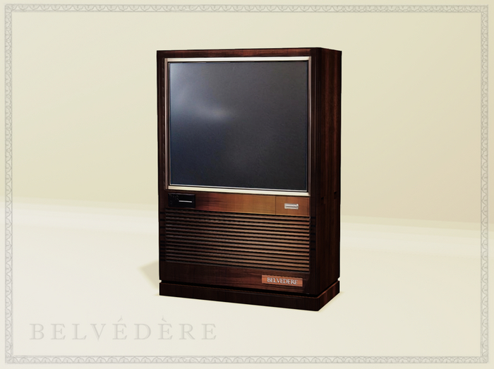 Second Life Marketplace - BELVEDERE - 1980s Floor TV