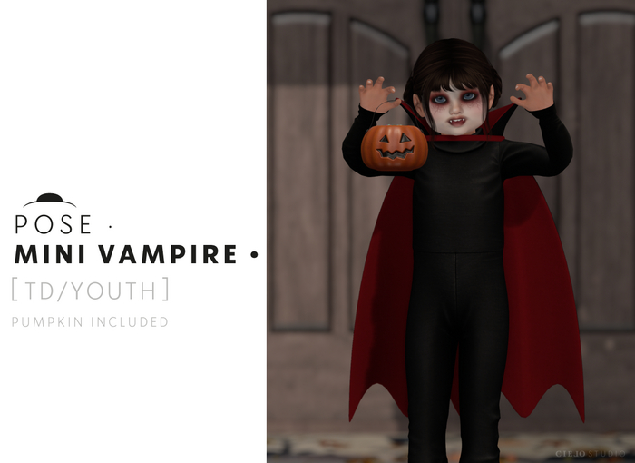 Second Life Marketplace - CIELO STUDIO - Pose MINI VAMPIRE (Toddleedoo ...