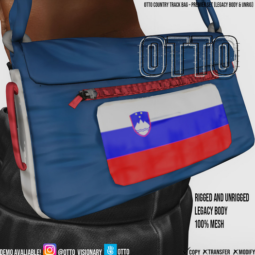 Second Life Marketplace - OTTO Country Track Bag – Slovenia