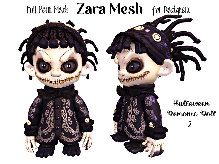 Second Life Marketplace - ZM - Halloween - Demonic Doll 2 FULL PERM MESH