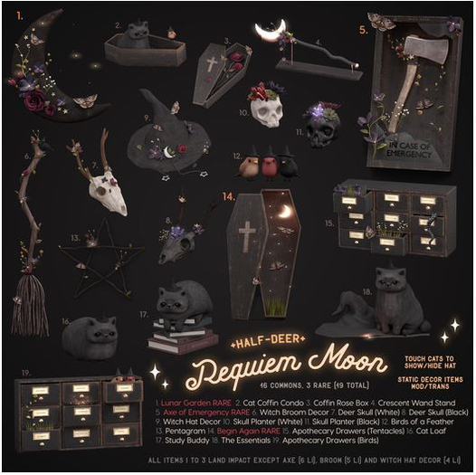 Second Life Marketplace - +Half-Deer+ Reqiuem Moon - Axe of Emergency RARE