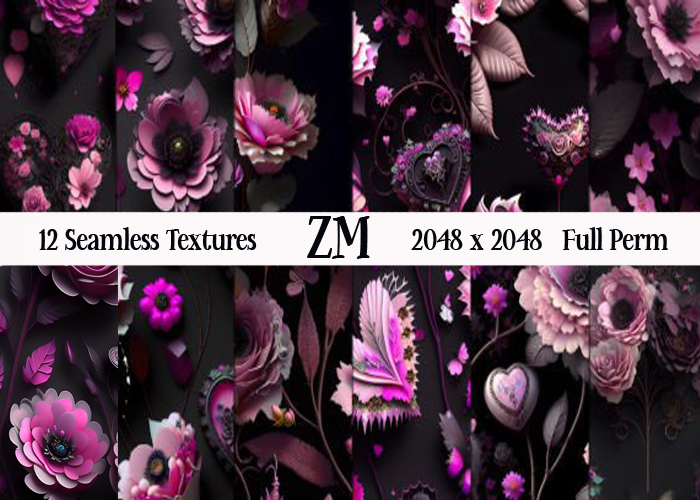 Second Life Marketplace - HALLOWEEN GOTHIC BLACK AND PINK TEXTURES