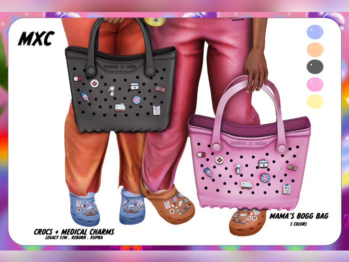 Second Life Marketplace - MAMA X CAKE - Mama's Bogg Bag MEGAPCK (wear ...