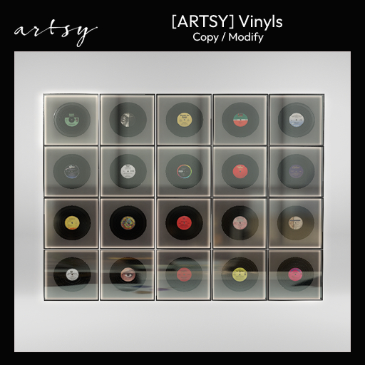 Second Life Marketplace - [ARTSY] Vinyls (add to unpack)