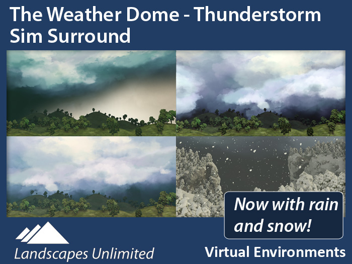 Second Life Marketplace - The Weather Dome - Thunderstorm - Sim ...