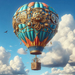 Second Life Marketplace - WiZe Delivery (Add) - steam punk air balloon 2