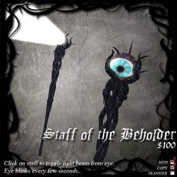 Second Life Marketplace - Staff of the Beholder