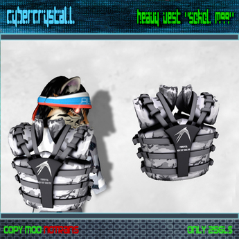 Second Life Marketplace - CyberCrystall - Heavy Vest Sokol M99 (Urban)