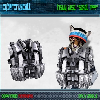 Second Life Marketplace - CyberCrystall - Heavy Vest Sokol M99 (Urban)