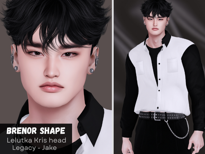 Second Life Marketplace - -[Stanley] Brenor Shape Kris - Lelutka Kris ...