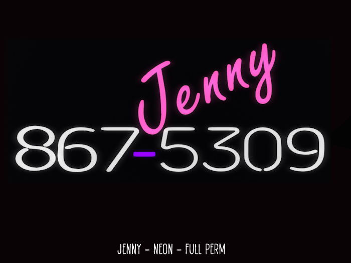 Second Life Marketplace - ~ VV ~ Jenny Neon - Full Perm
