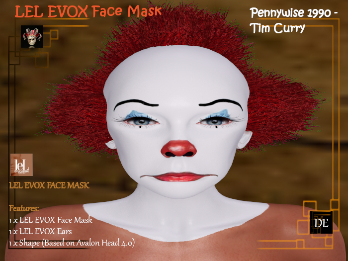 Second Life Marketplace - Doggy's Emporium - FEMALE Face Mask ...