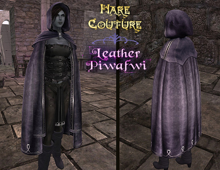 Second Life Marketplace - ~ Hare Couture ~ Dark Elven Cloak & Hood