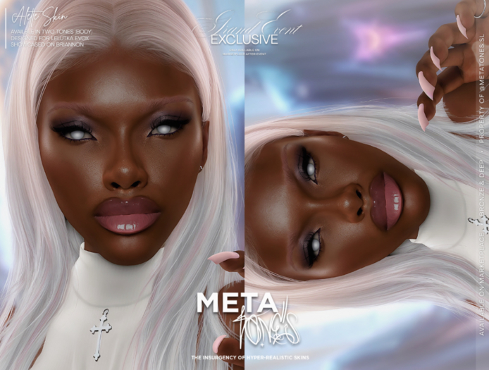 Second Life Marketplace - META-TONES "ALETTE SKIN (BRONZE)"