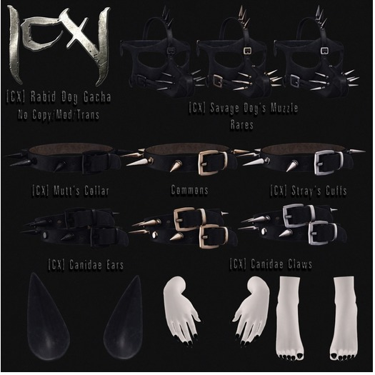 Second Life Marketplace - [CX] Savage Muzzle RARE (Silver)