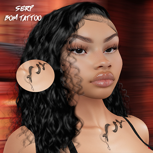Second Life Marketplace - SLAYAGE Serp Bom Tattoo
