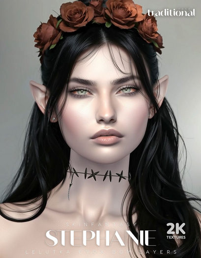 Second Life Marketplace - TF - Stephanie Fantasy Skin (LELUTKA EVOX ...