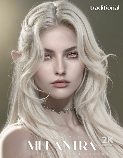 Second Life Marketplace - TF - Malantra Fantasy Skin (LELUTKA EVOX) Coral