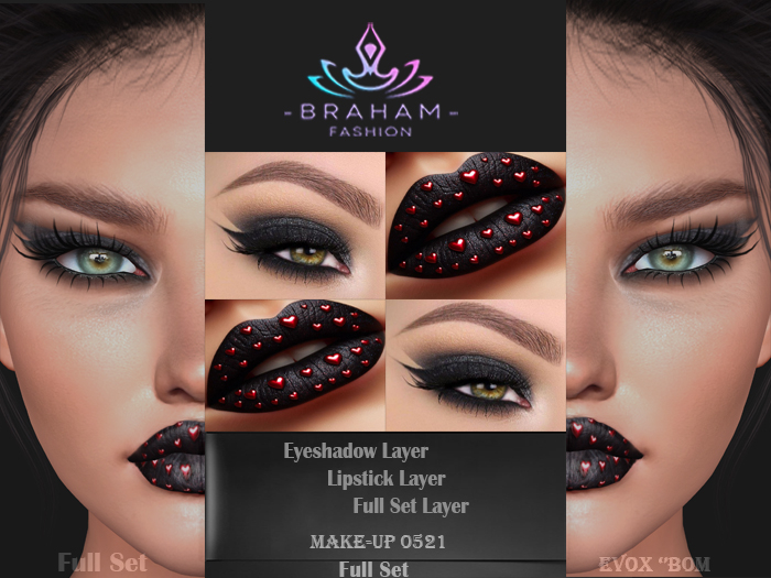 Second Life Marketplace - '' Braham Fasihon ''Make Up EvoX ''Bom'' 0521
