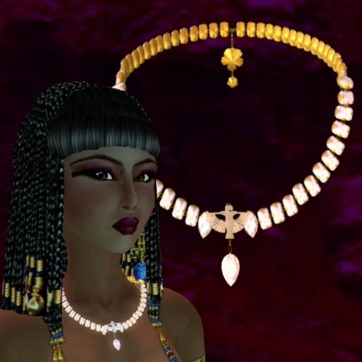 Second Life Marketplace - Isis Necklace with a Big Diamond