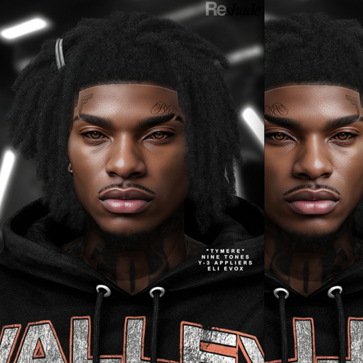 Second Life Marketplace - (RESHADE X BODY) - TONE 10 Y-3 TYMERE (EVOX) ELI