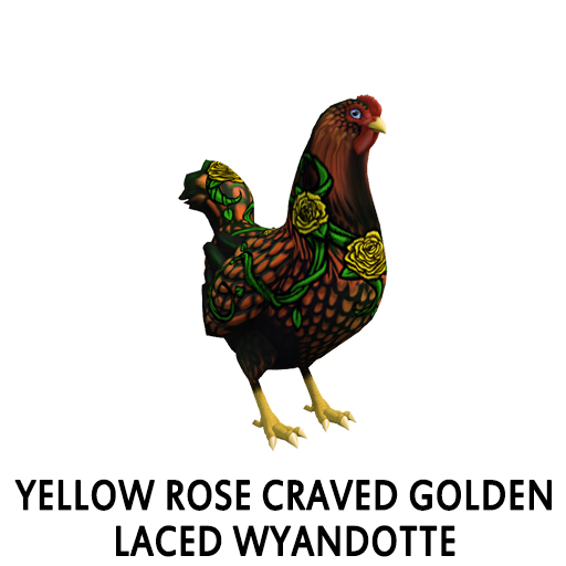 Second Life Marketplace - Amaretto Barnyard Nest: Yellow Rose Craved ...