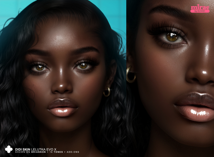 Second Life Marketplace - mirae x lel evox - 'DIDI' skin [citrine 12]
