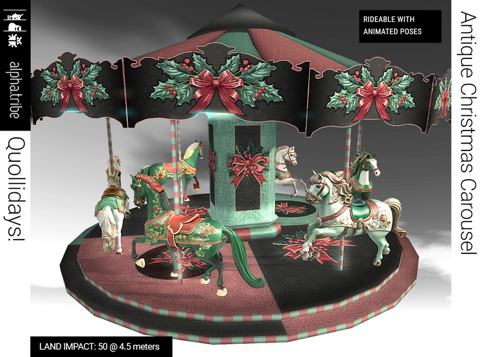 Second Life Marketplace - a.tribe::: [Quollidays] Antique Christmas ...