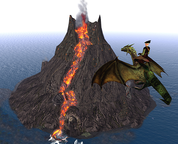 Second Life Marketplace - Cave Volcano "Dragon's Lair"