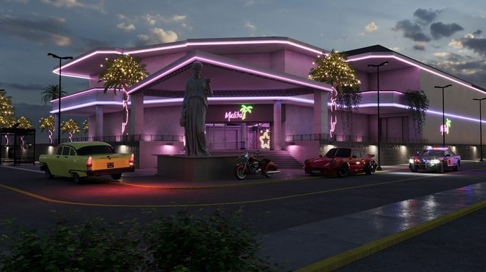 Second Life Marketplace - [Gruwcreation] Vice City Malibu Club