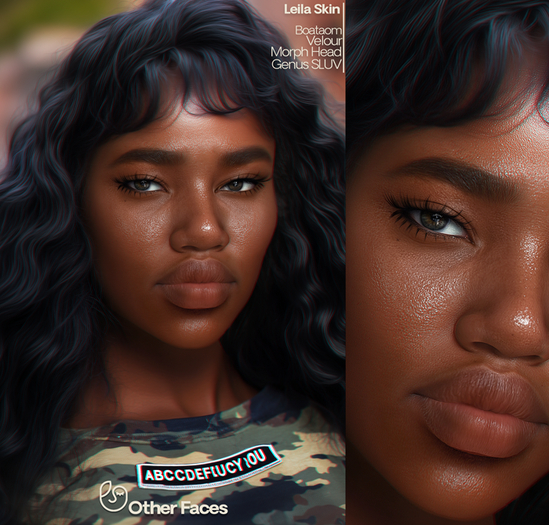 Second Life Marketplace - [OTHER FACES] Leila Skin (MEGAPACK VE/BOA)