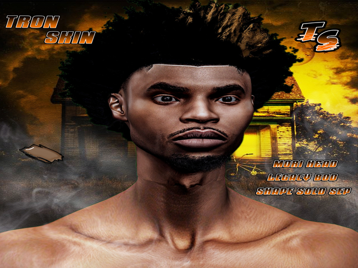 Second Life Marketplace - Trapskinz // Tron Mori Head Skin Yu3 06