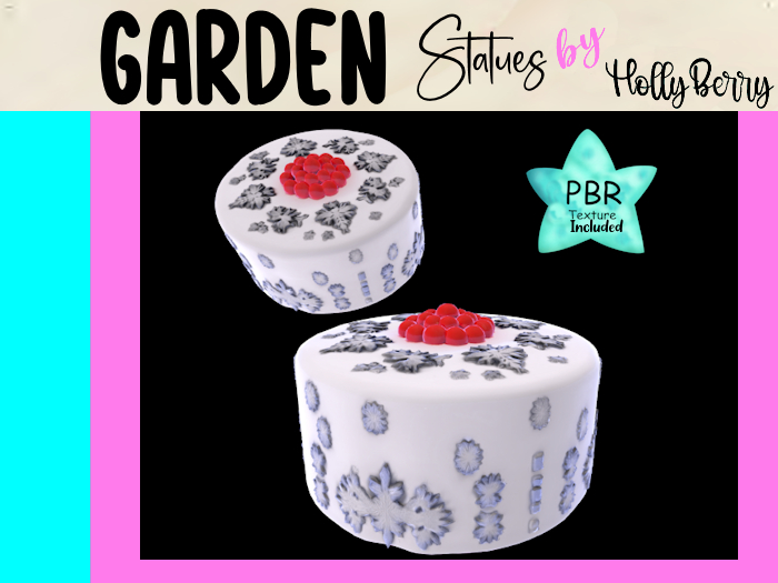 Second Life Marketplace - HB: Snowflake Cake FuLL PERM