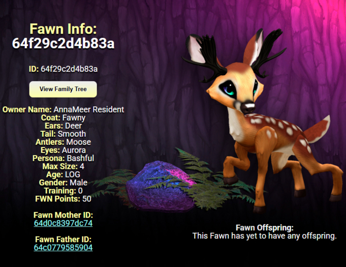 Second Life Marketplace - MALE BREEDABLE FAWN FAWNY AURORA MOOSE