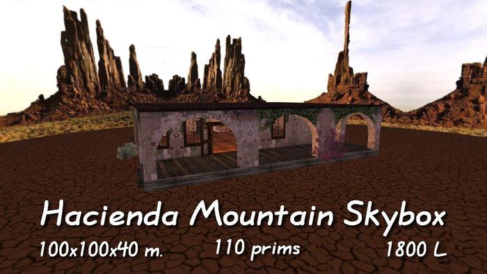 Second Life Marketplace - Hacienda Mountain skybox