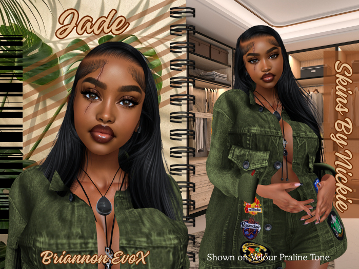 Second Life Marketplace - Jade Skin - Lel Evox - [SBN]