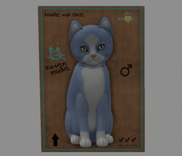 Second Life Marketplace - Male Breedable KittyCatS Chateau Cat - Powder ...