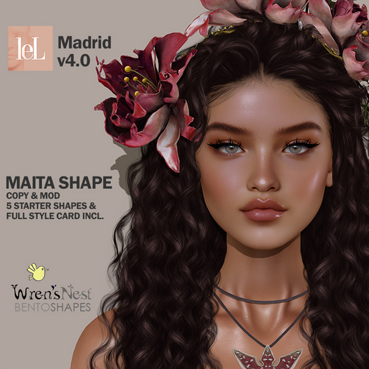 Second Life Marketplace - LELUTKA MADRID SHAPE - { wren's nest } - Maita