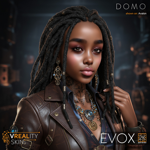 Second Life Marketplace - Domo - Head & Body skins (2k BOM-EVOX)