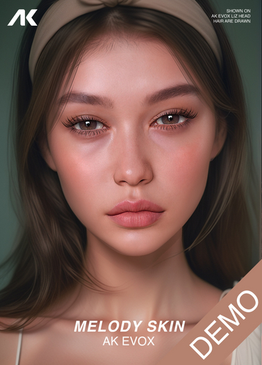 Second Life Marketplace - [AK Skin] - Melody skin DEMO
