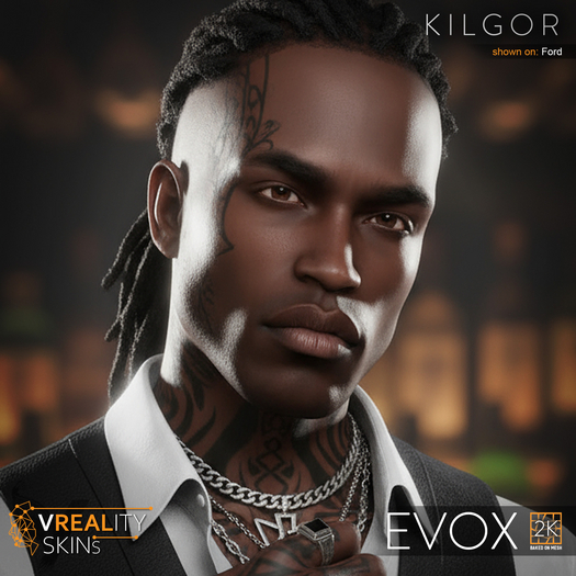 Second Life Marketplace - Kilgore - Head & Body skins (2k BOM-EVOX)