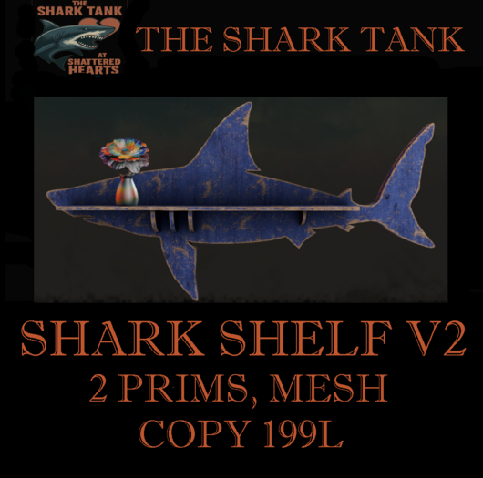 Second Life Marketplace - SHARK SHELF V2 (THE SHARK TANK)