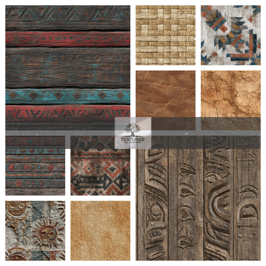 Second Life Marketplace - TB - NATIVE AMERICAN INSPIRED BUILDING SET