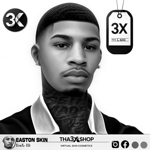 Second Life Marketplace - 3x Easton Skin - Eli EvoX Demo