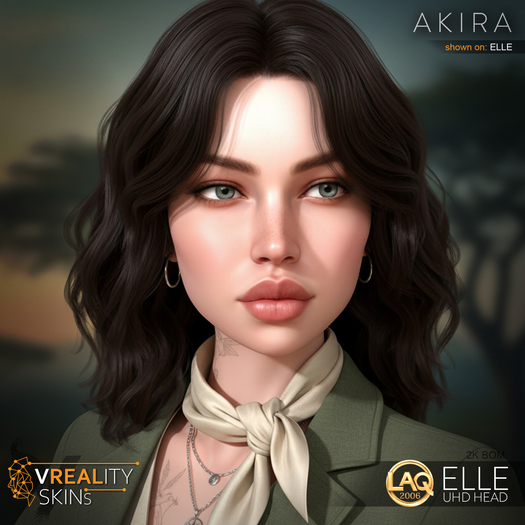 Second Life Marketplace - Akira - Head & Body Skins (2k BOM LAQ-UHD)