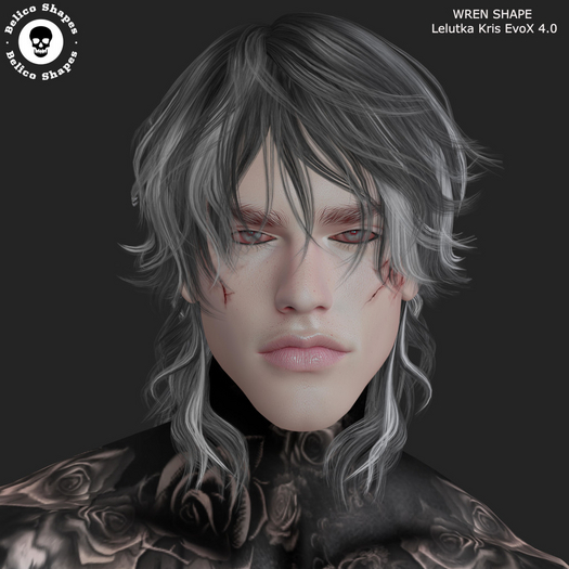 Second Life Marketplace - Belico Shapes Wren LeLUTKA Kris Head 4.0