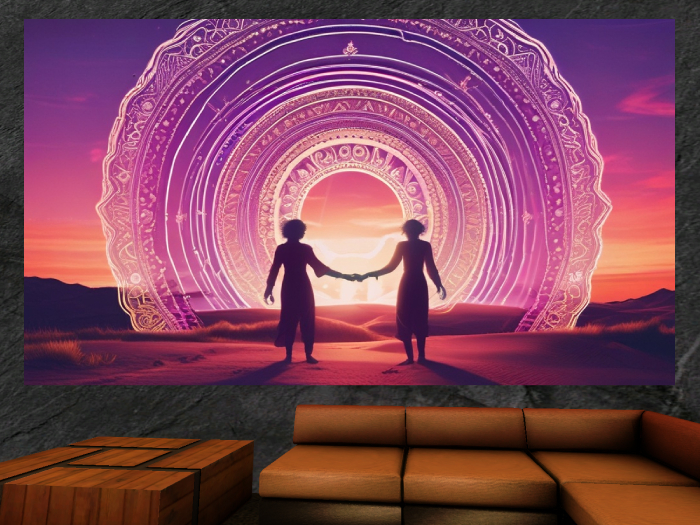 Second Life Marketplace - Modern Wall Canvas Artwork – Cinematic ...