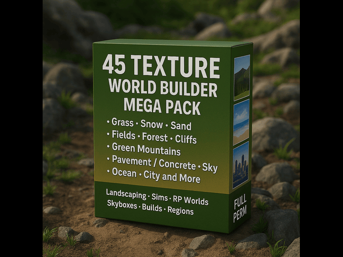 Second Life Marketplace - PROMOTION PRICE LuxVista_ Landscaping Texture ...